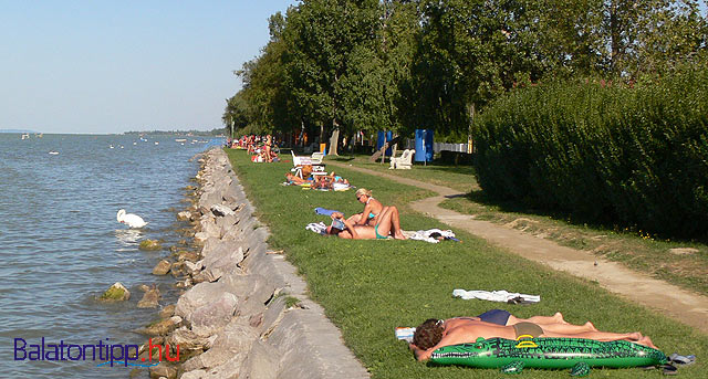 Fonyód Sándortelepi Panoráma strand | gyorffyarpad.hu