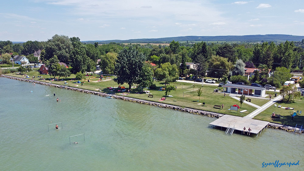 Balatonszemes – Hullám utcai szabadstrand – 2025 – balatontipp.hu